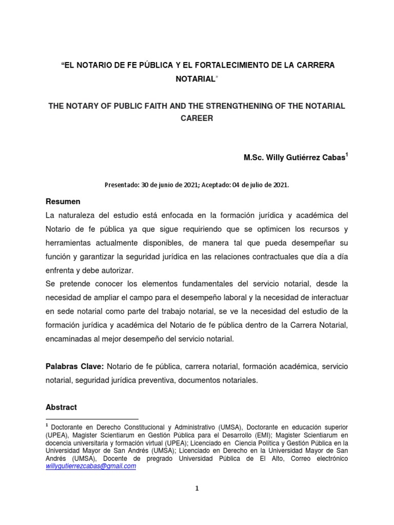 El Notario de Fe Publica | PDF | Justicia | Crimen y violencia