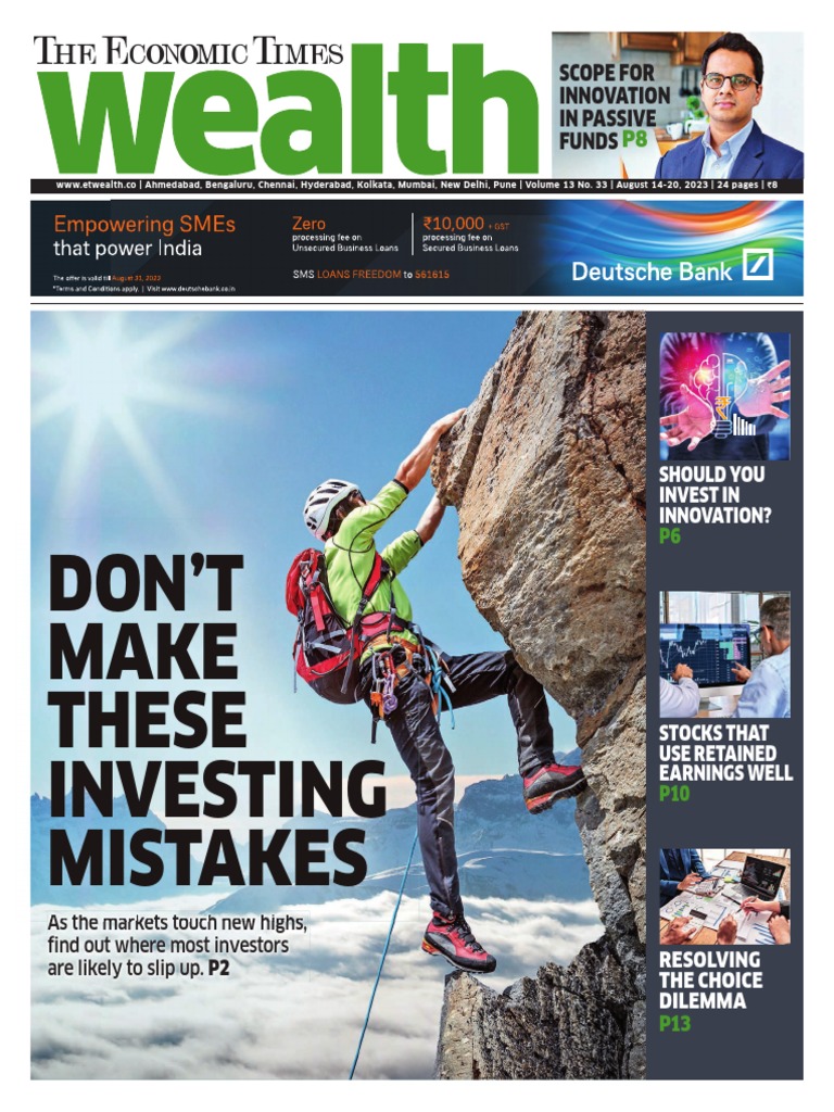 ET-Wealth 14-08 | PDF | Risk Premium | Investing