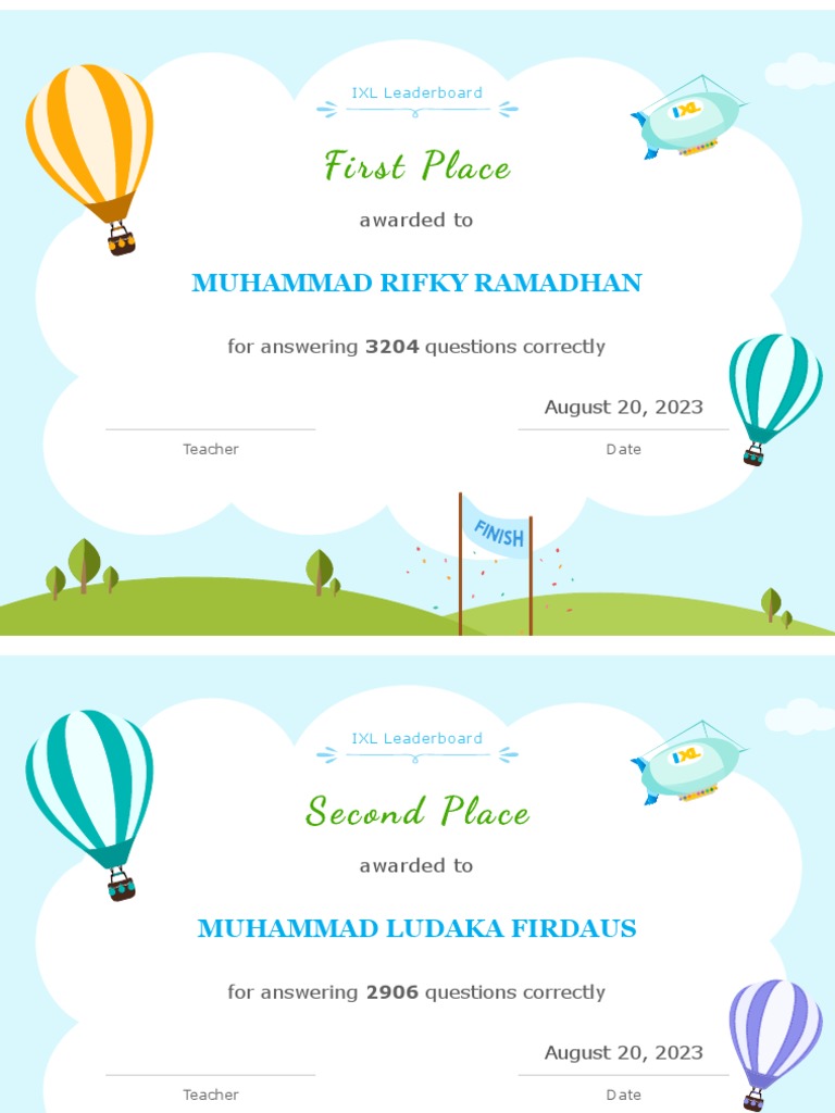 G11 - IXL Leaderboard | PDF
