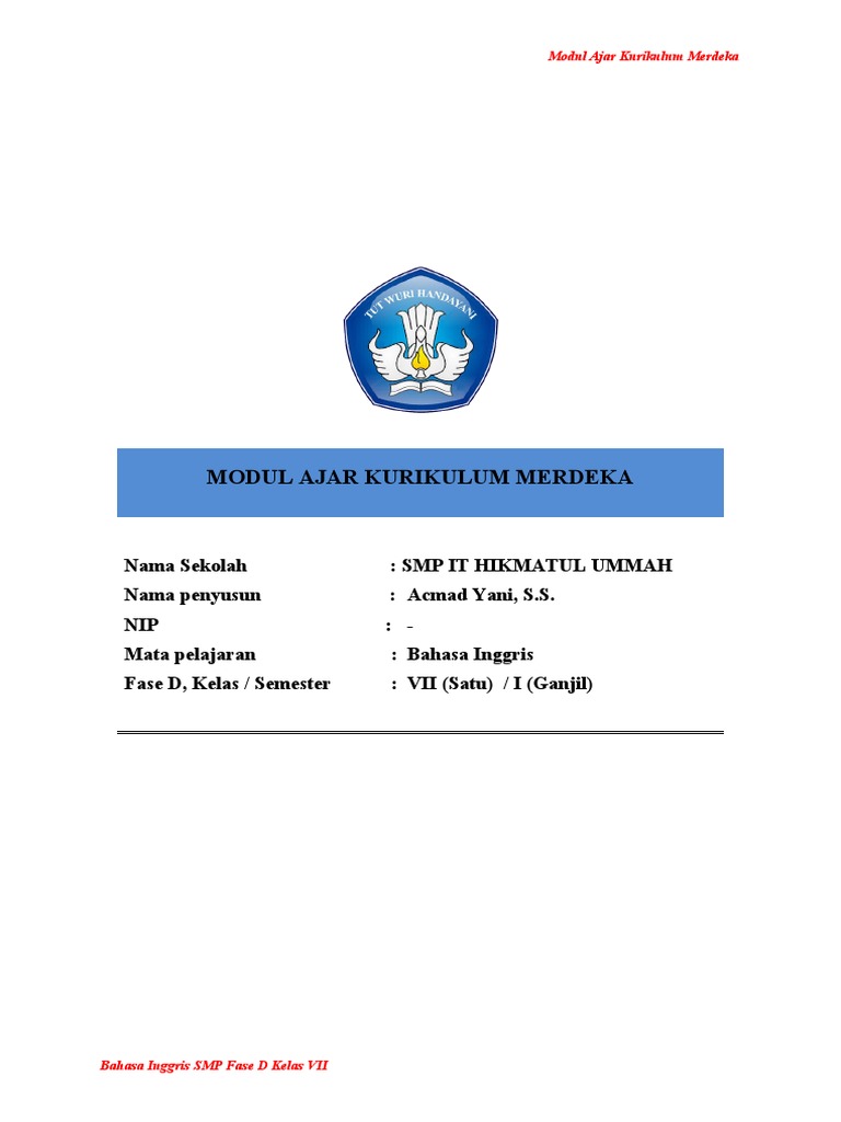 Modul Ajar BIG BAB 1 | PDF