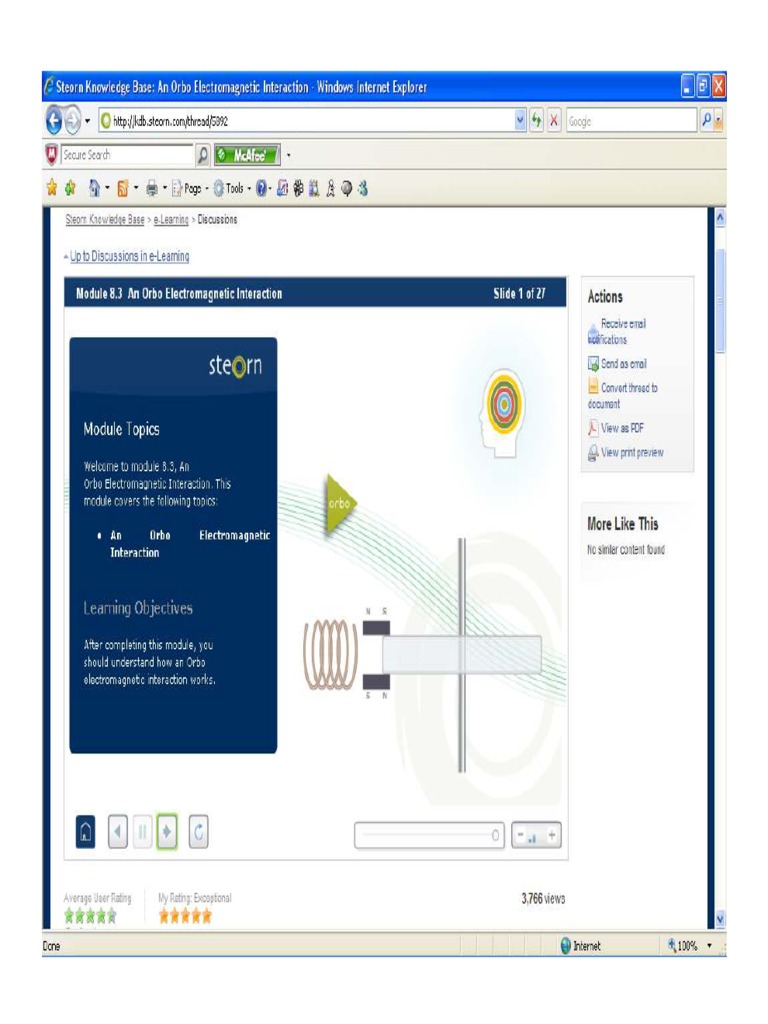 Module 8.3 An Orbo Electromagnetic Interaction | PDF