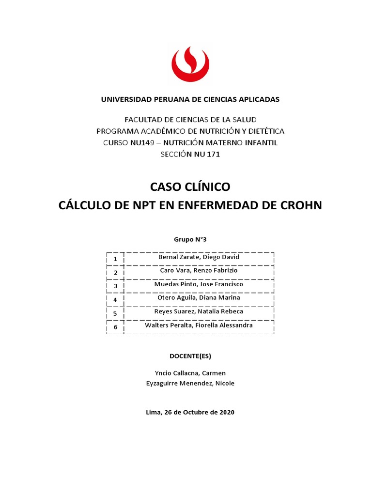 Caso Clínico NPT-G3 - 202002 | PDF