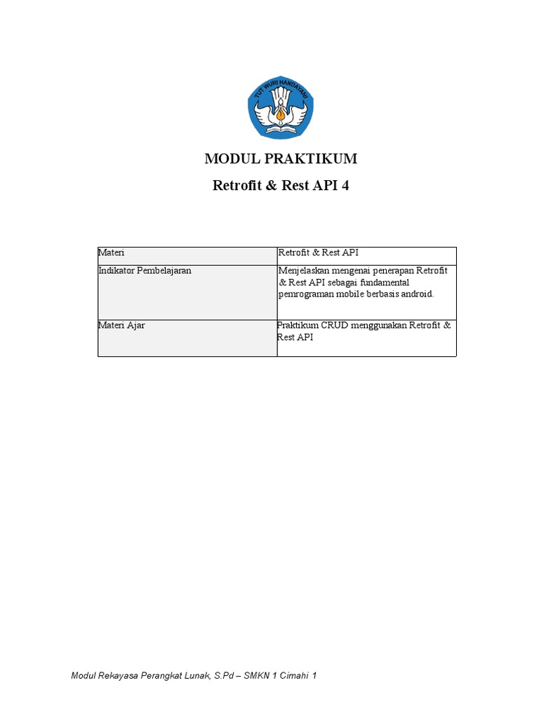 MA-5.1-Retrofit & Rest API 4-PraktikumV2 | PDF MA-5.1-Retrofit & Rest API 4-PraktikumV2 | PDF