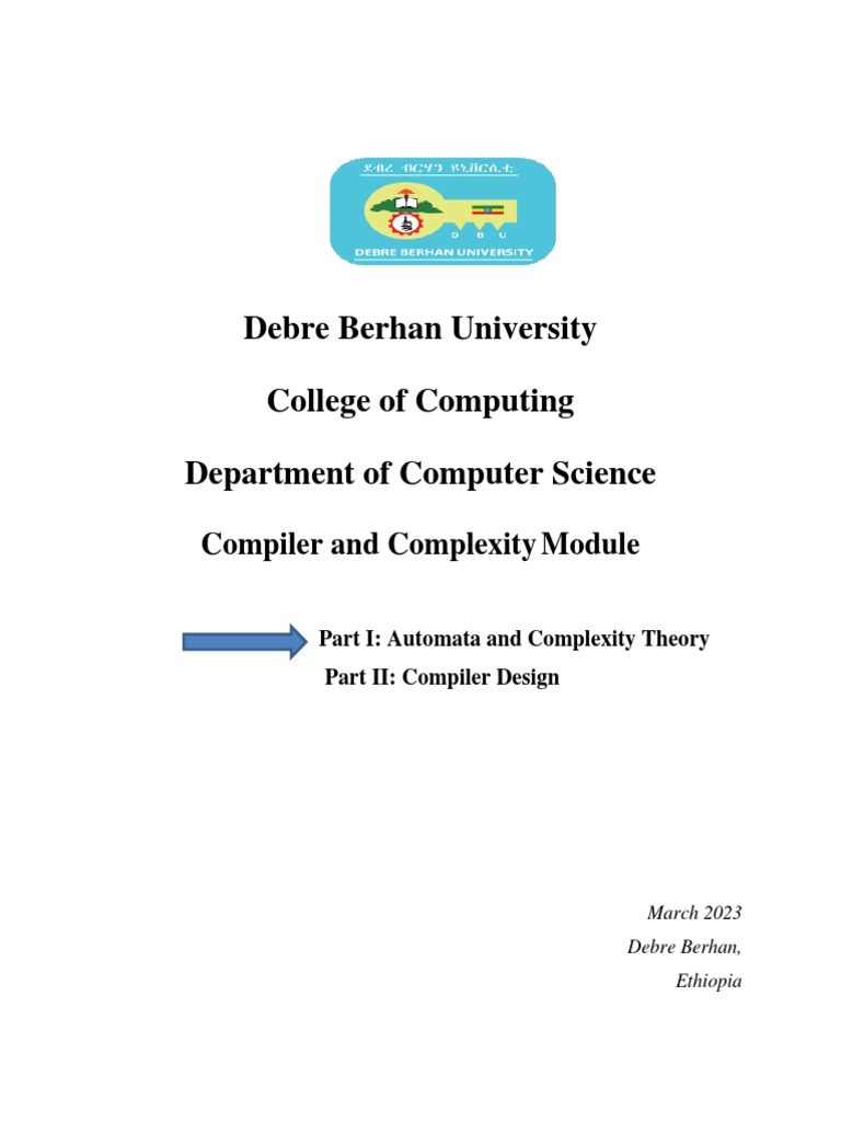 Automata and Complexity Theory | PDF | Time Complexity | Computational ... Automata and Complexity Theory | PDF | Time Complexity | Computational ...