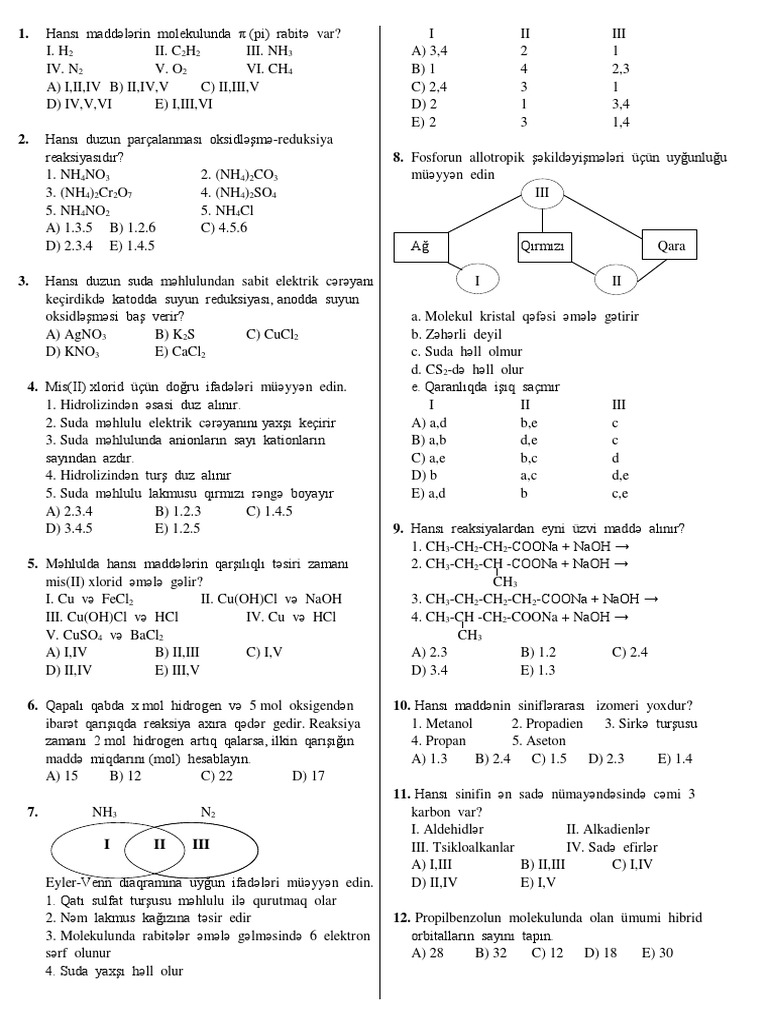 Miq Kimya (2023) Vasif Müəllim | PDF