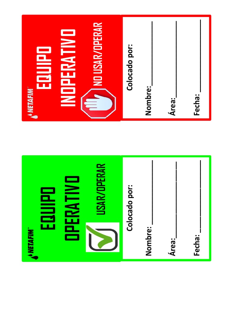 Equipo Fuera de Servicio 2 | PDF