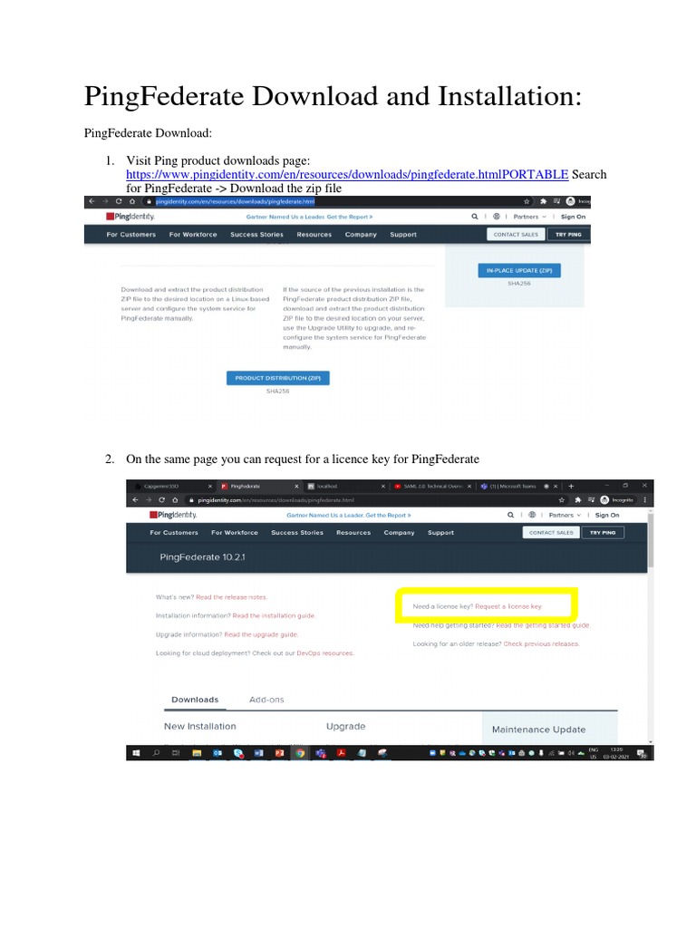 PingFederate Download and Installation | PDF