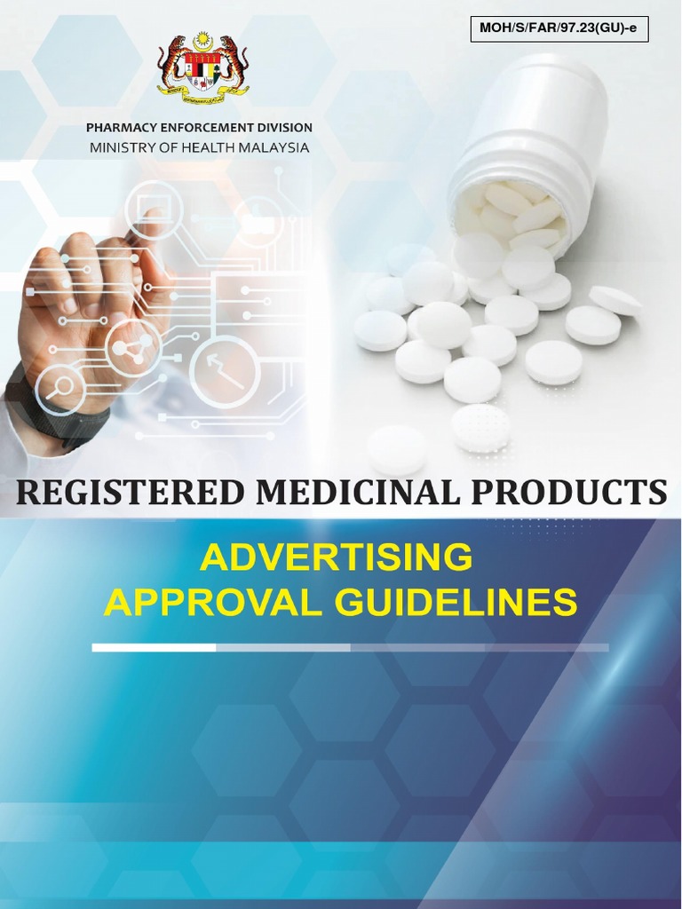 Registered Medicinal Product Advertising Approval Guidelines | PDF