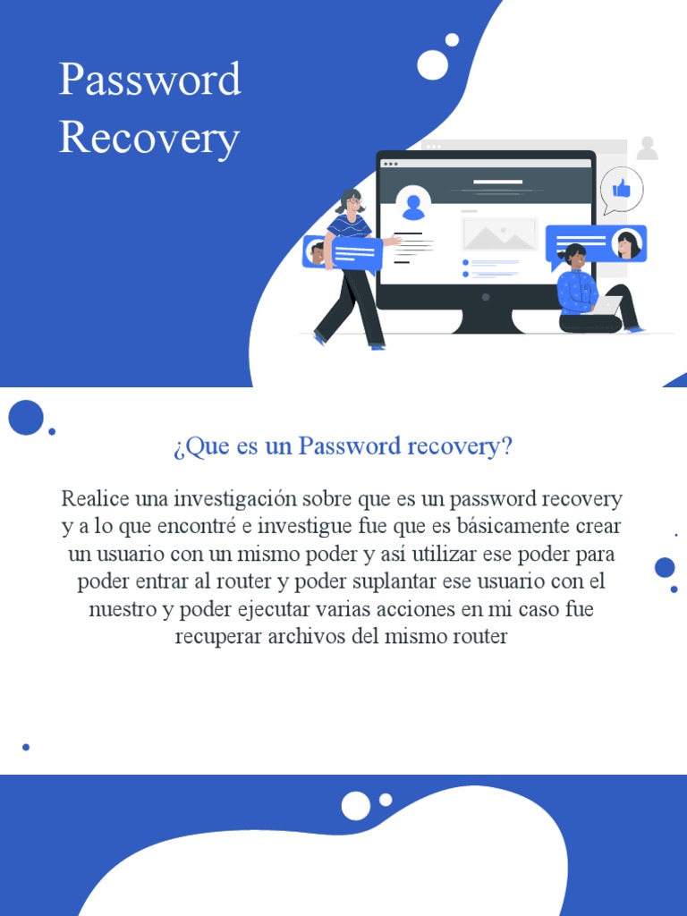Que Es Password Recovery | PDF