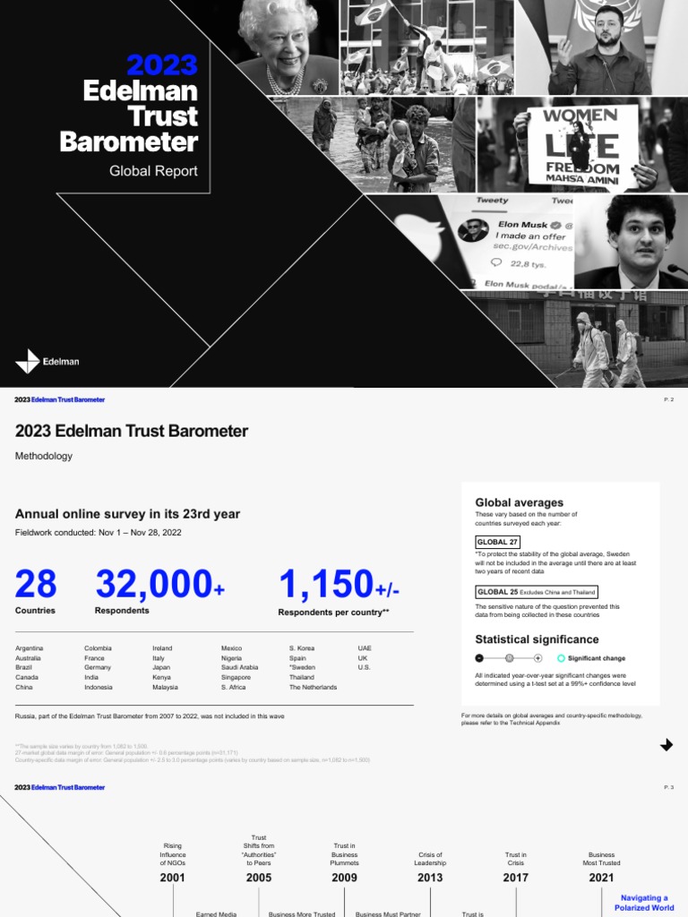Edelman Trust Barometer Global Report 2023 | PDF