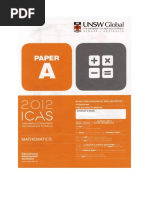 ICAS Y2 Math 2016 | PDF