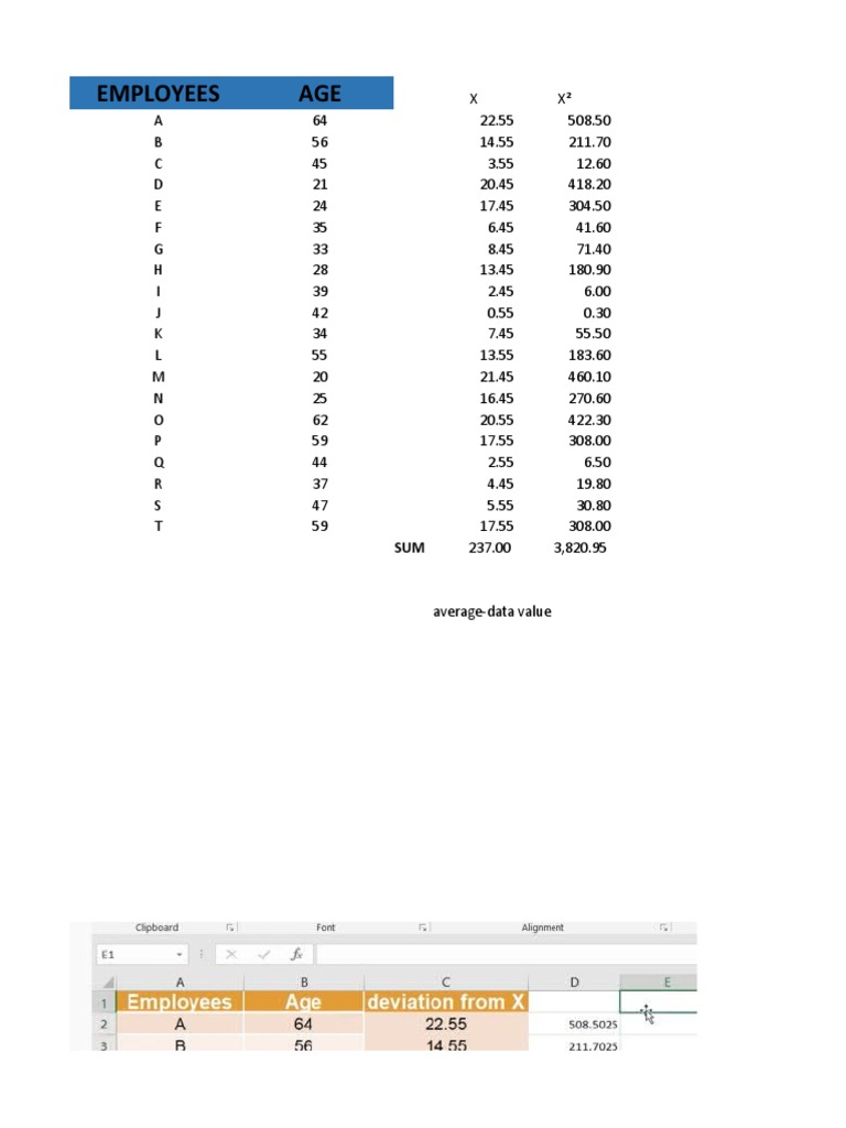 Stat Excel | PDF | Quartile | Statistical Analysis