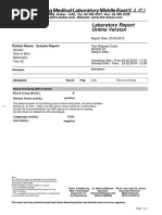 Blood Group Report Format | PDF