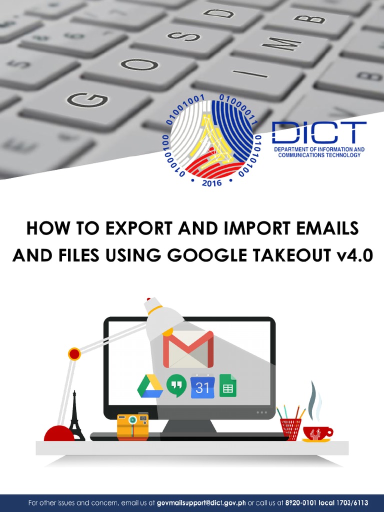 How To Export and Import Emails and Files Using Google Takeout v4.0 ...