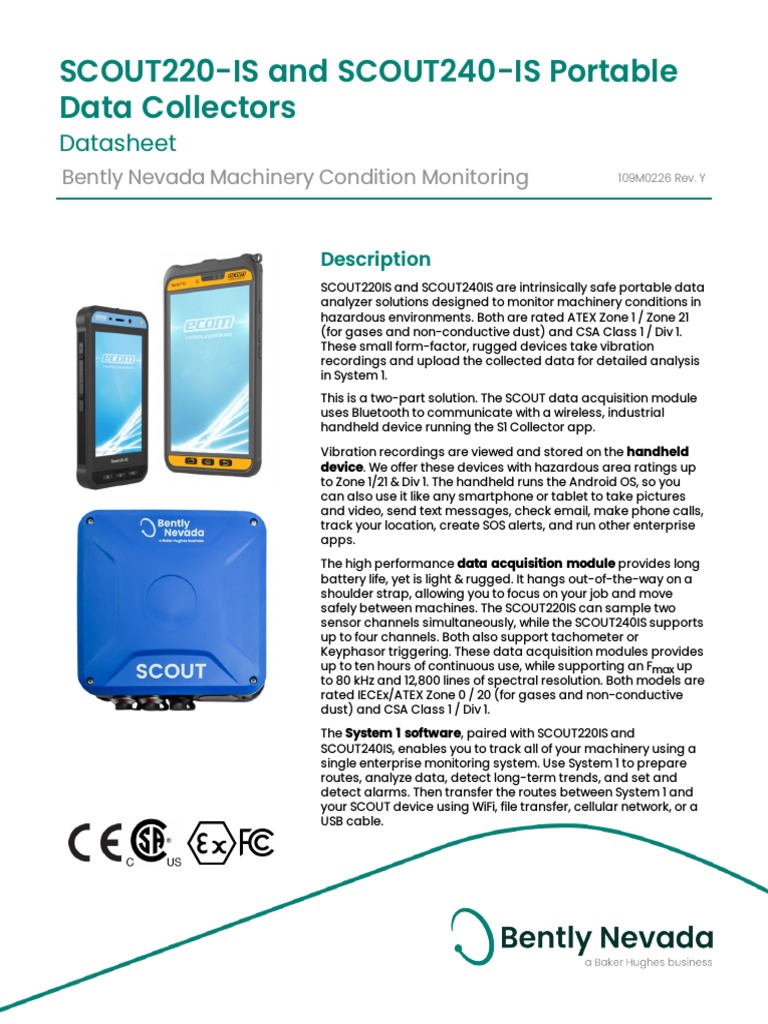 SCOUT220-IS and SCOUT240-IS Portable Data Collectors Datasheet ...