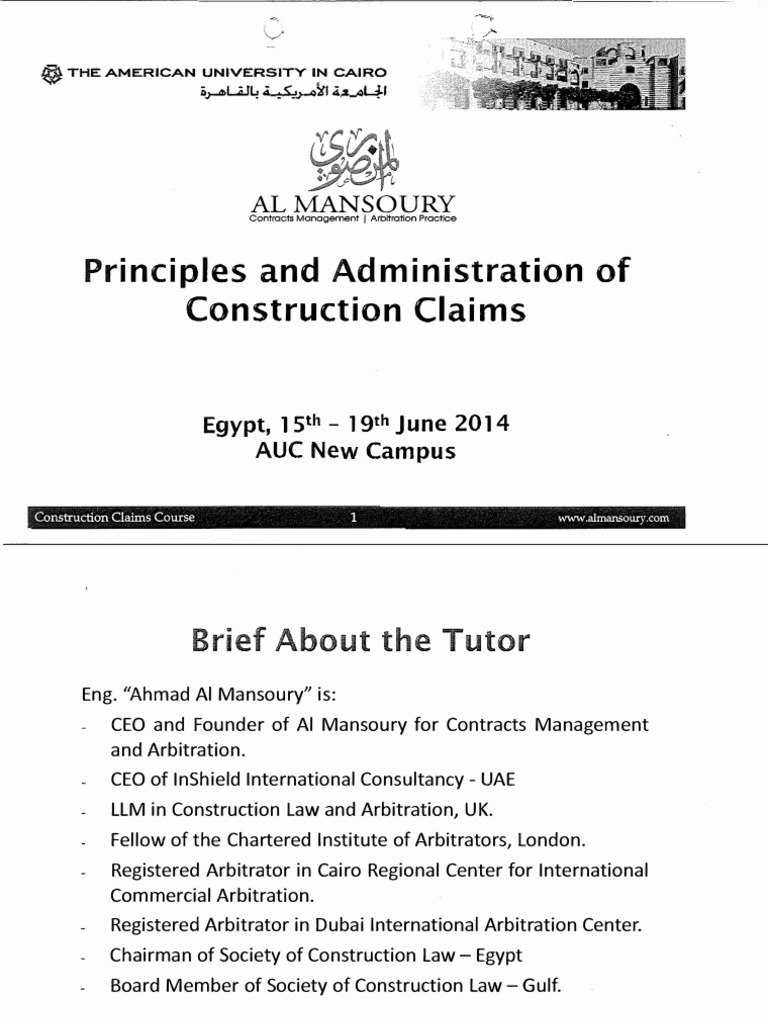 Intensive Claim Course-Auc | PDF