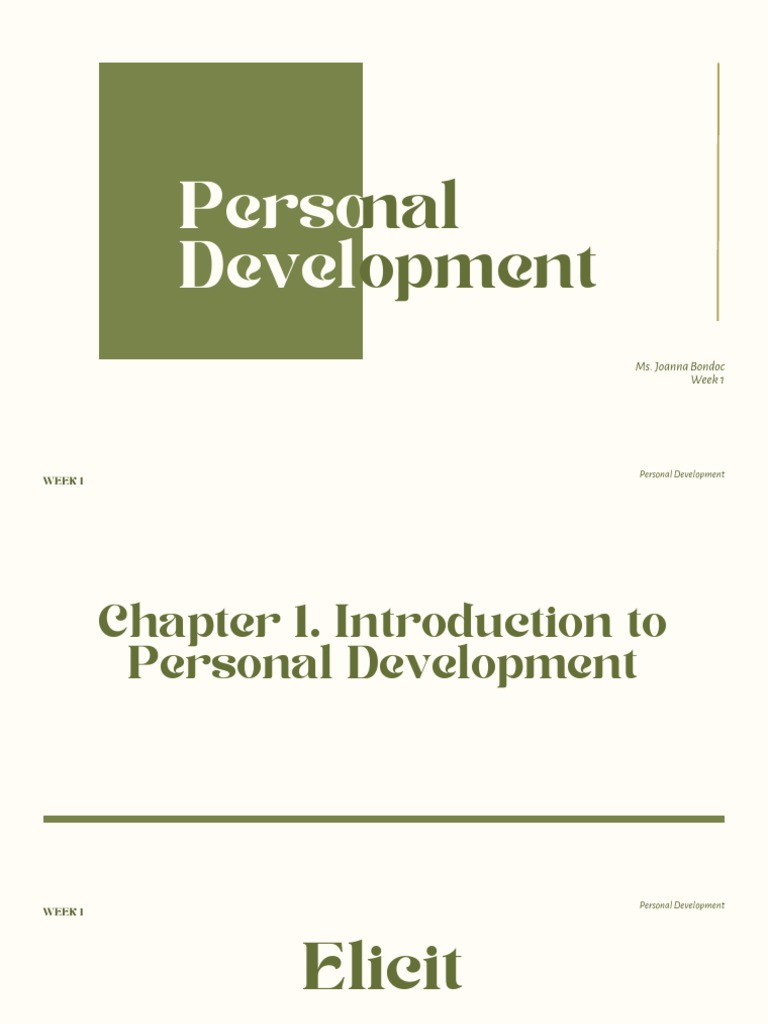 Personal Development Week 1 | PDF | Adolescence | Developmental Psychology Personal Development Week 1 | PDF | Adolescence | Developmental Psychology