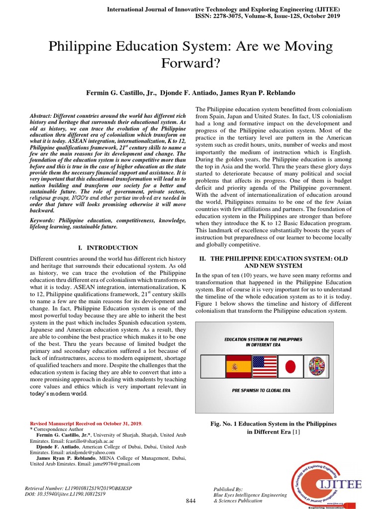 Philippine Education System | PDF
