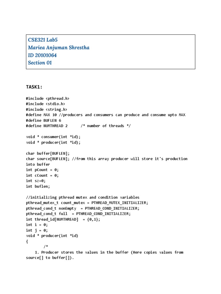 Lab5 321 Pdf Computer Architecture Concurrent Computing 9596