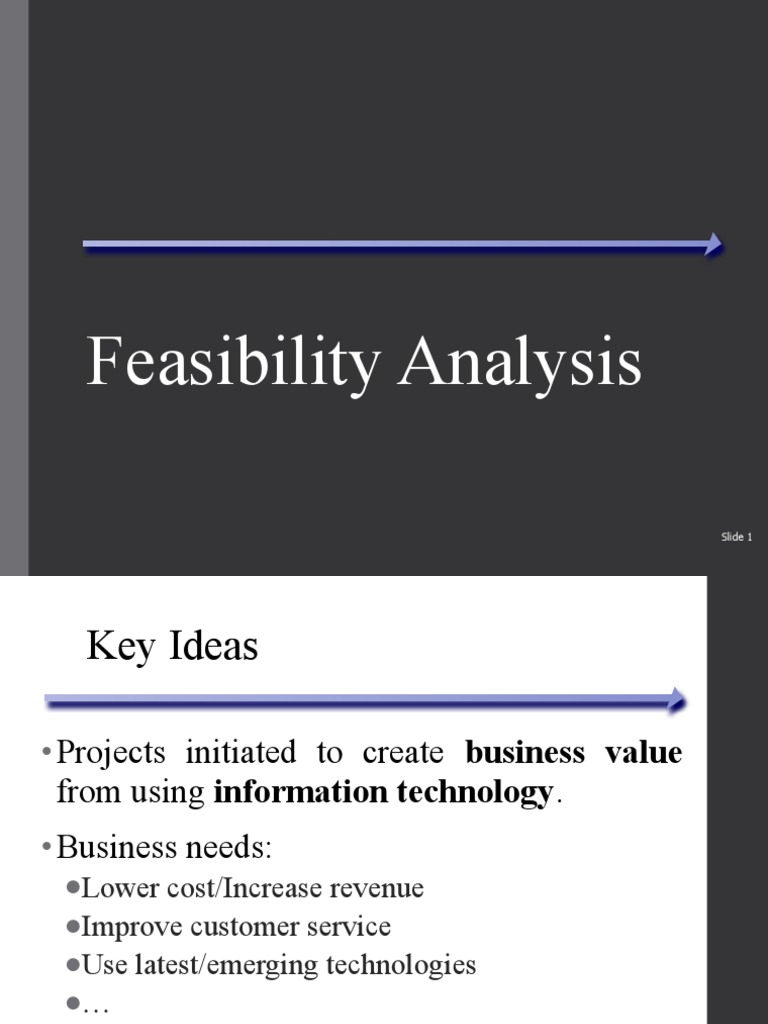 Lecture 02 Feasibility Analysis | PDF