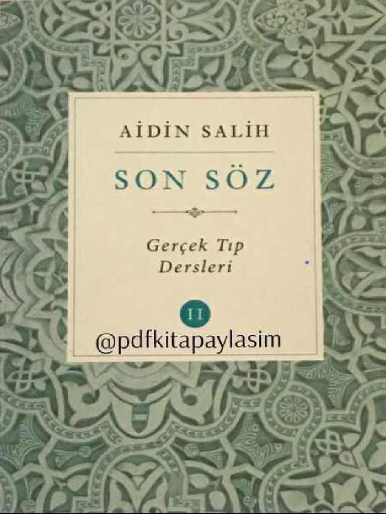 Aidin Salih-Son Söz 2.cilt | PDF