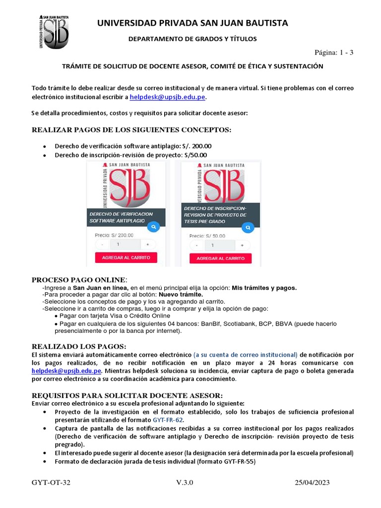 Gyt-Ot-32 Guia de Tramite de Sol | PDF | Tarjeta de crédito