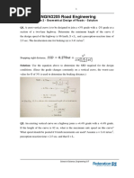 Highway Engineering (CEHIWAY) Formulas | PDF | Traffic | Speed