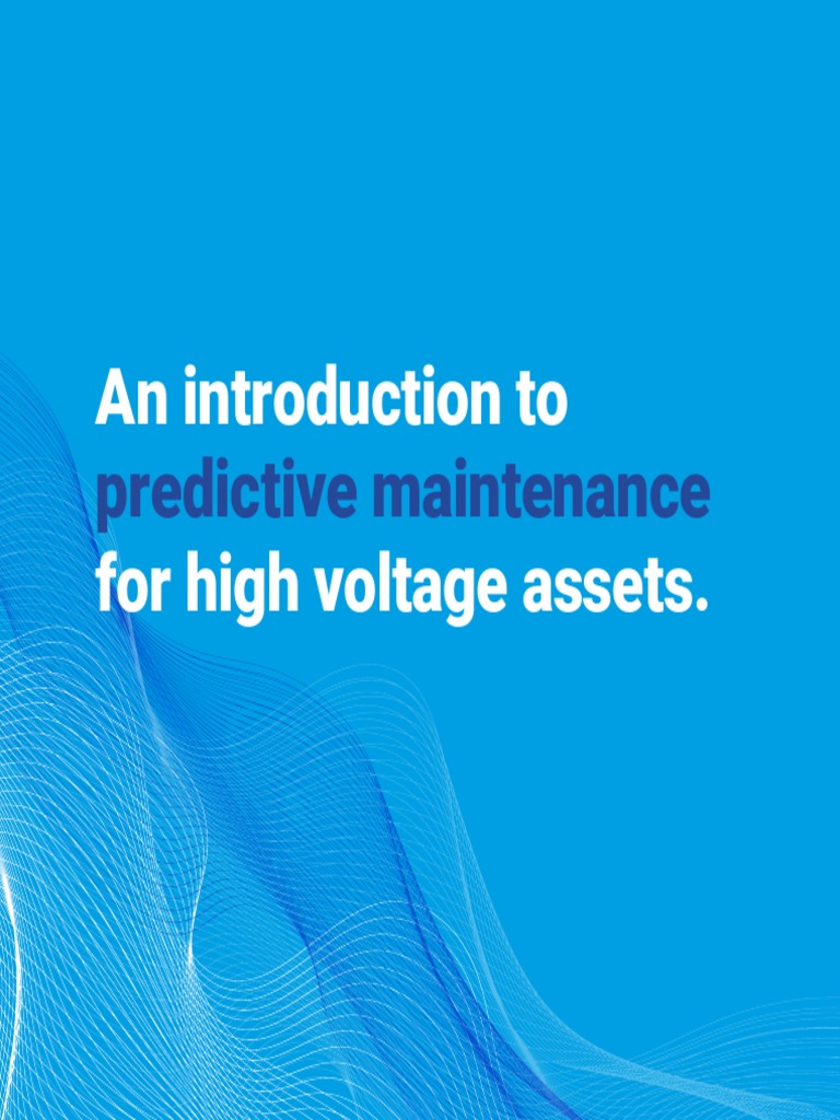 An Introduction To Predictive Maintenance For High Voltage Assets | PDF | Systems Theory ...