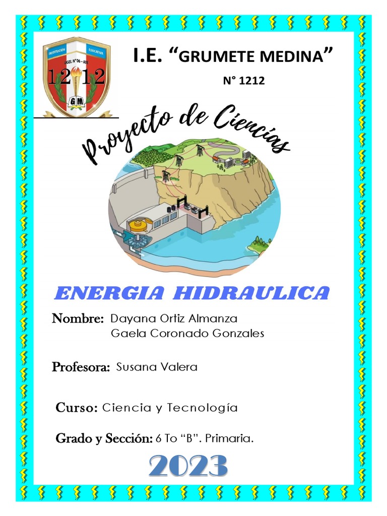 Caratula Energia Hidraulica | PDF