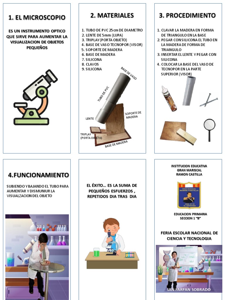 Cómo hacer un microscopio casero | PDF