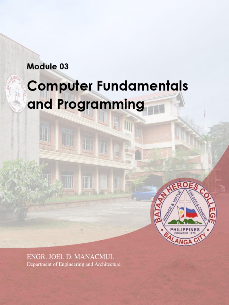 Computer Fundamentals and Programming - Module 03 | PDF | Computer Programming | Computer Program