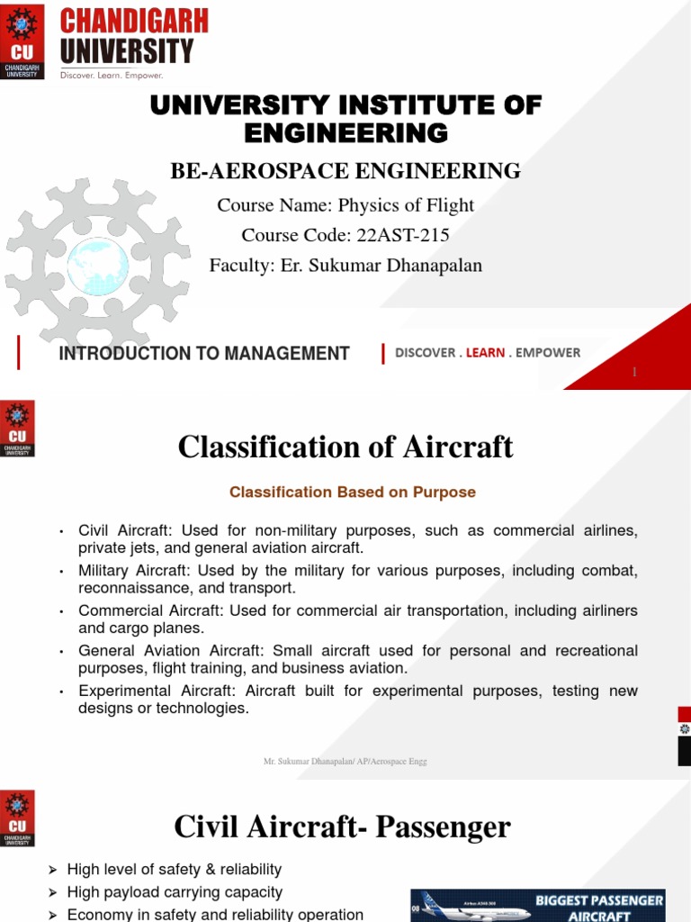 L5. Classification of Aircraft Based On Purpose | PDF | Aircraft | Takeoff