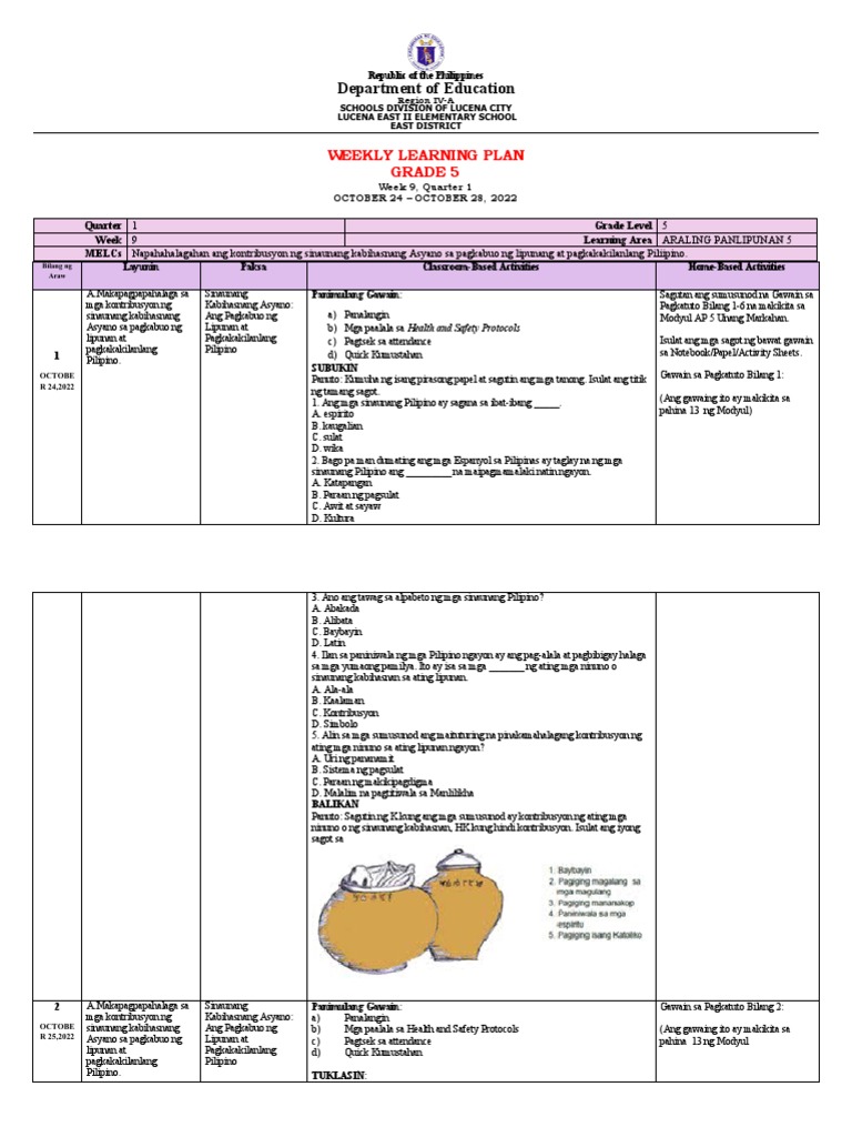 WLP Week 9 Ap .Ap - Mathmapeh. | PDF