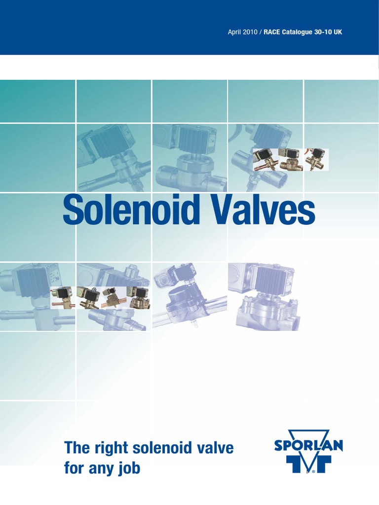 Solenoid Valves: Types B6 and E6 Series | PDF | Valve | Liquids