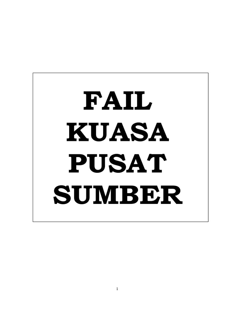 Fail Kuasa PSS 2023 | PDF