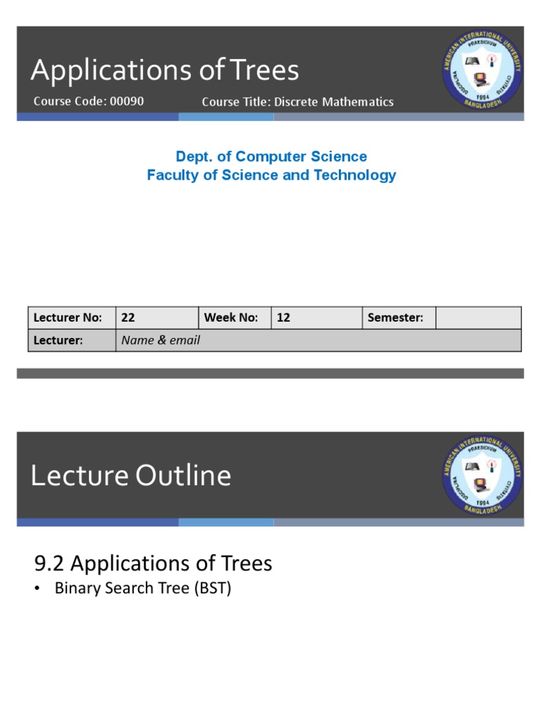 DM 22 Tree Applications | PDF