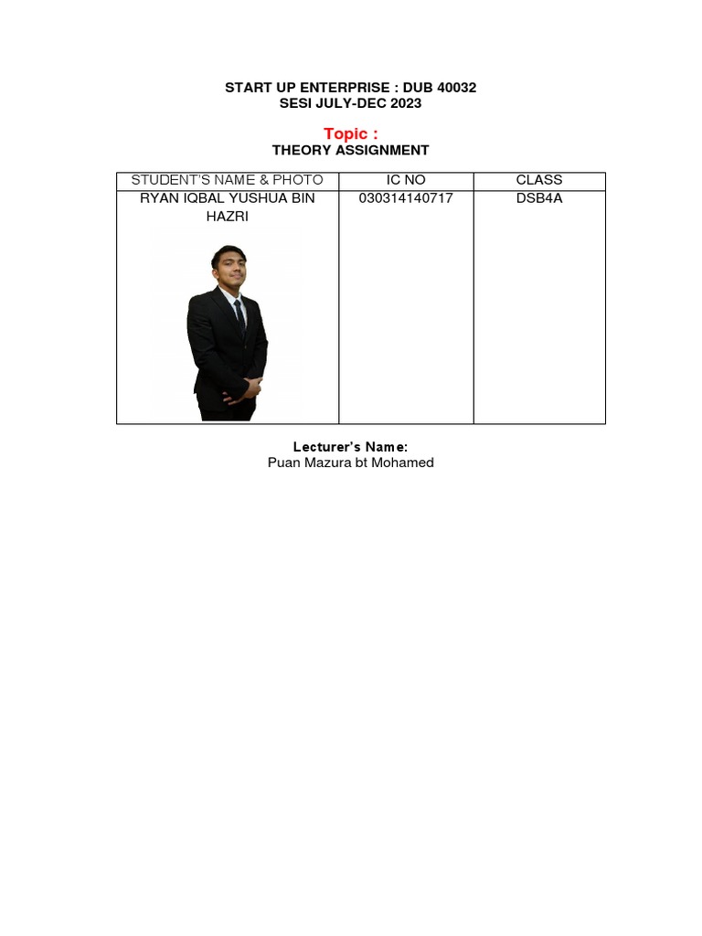 Start Up Enterprise FL Studio Report Assignment 1 | PDF | Collaboration ...