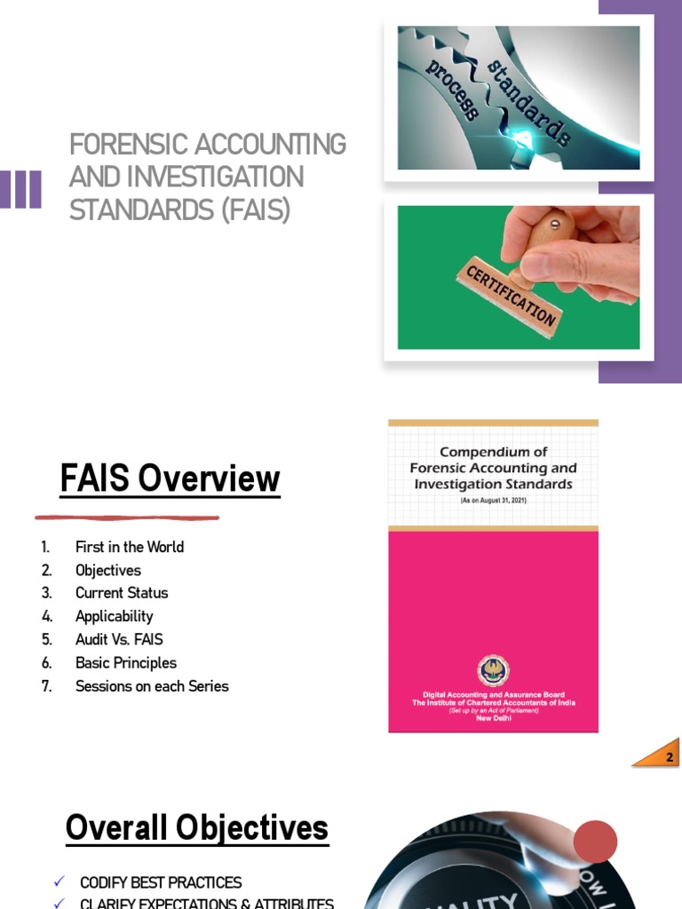 FAIS STD PPT Aug 22 | PDF