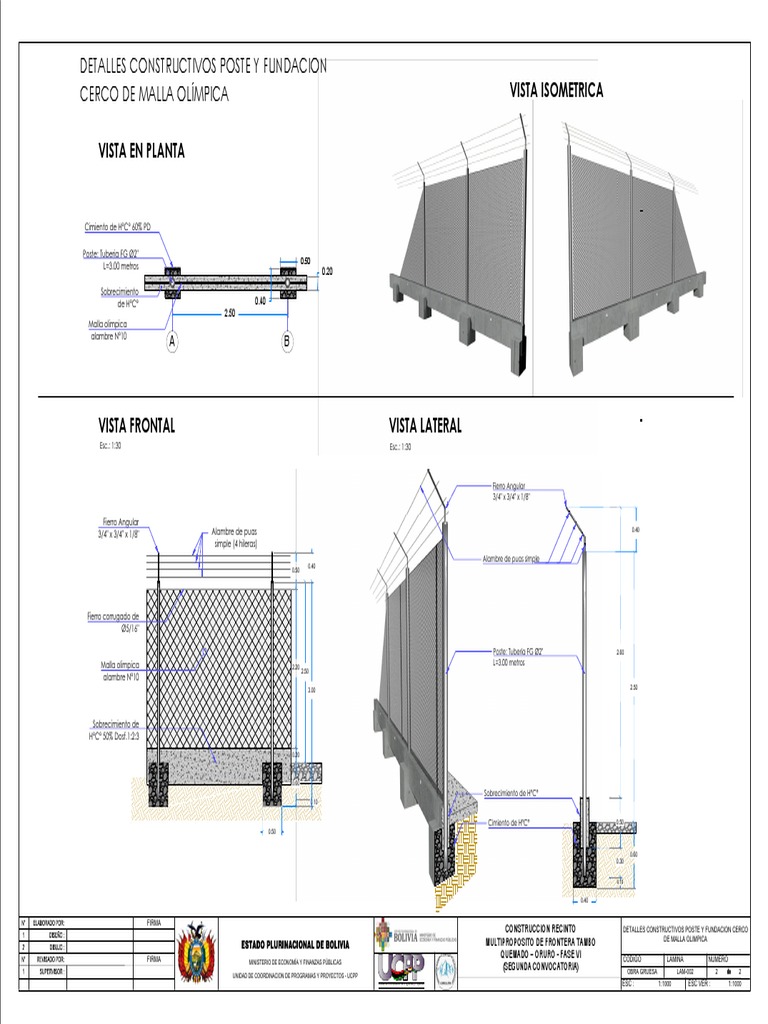 Plano Detalle - Malla Olimpica | PDF