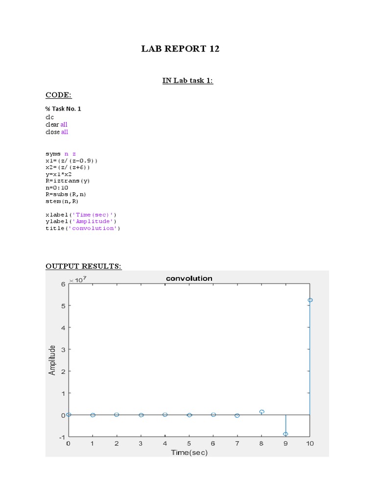 Sns lab report 12 | PDF