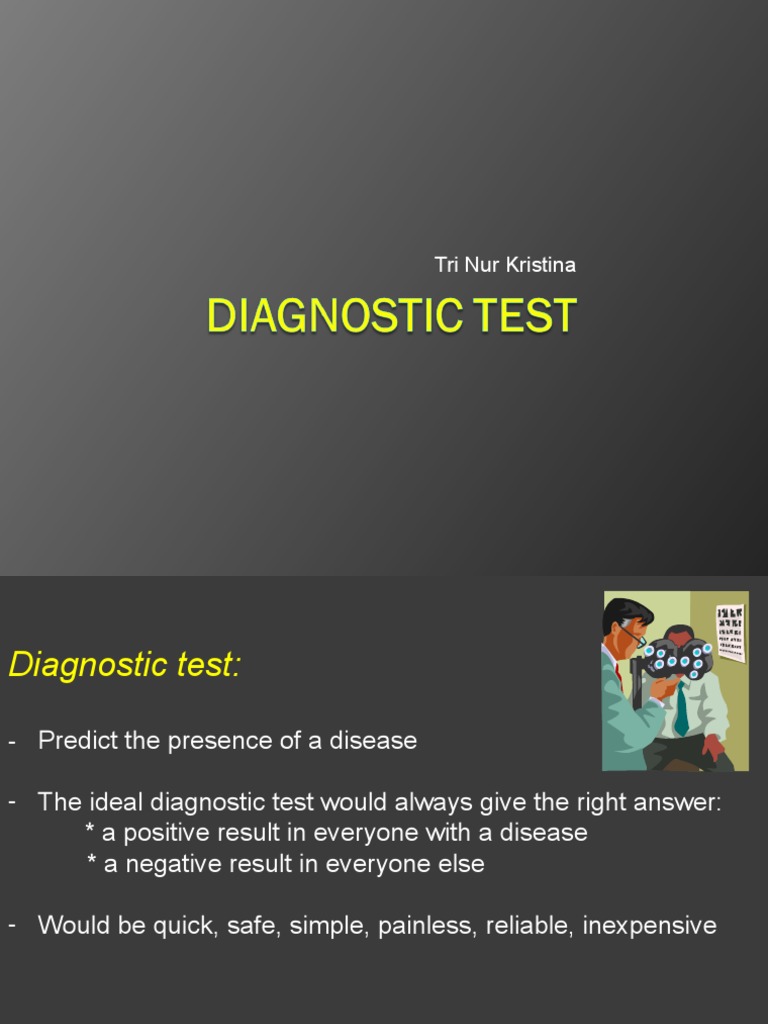 Diagnostic Test | PDF | Sensitivity And Specificity | Health Sciences