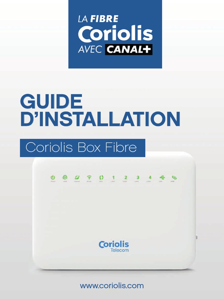 Coriolis Guide Installation Fibre | PDF