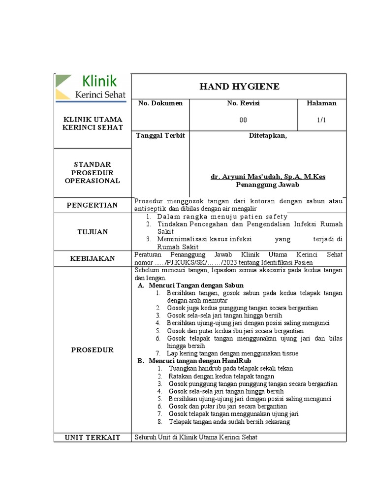 Spo Hand Hygiene | PDF