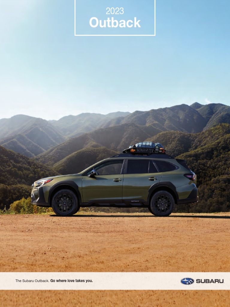 Subaru Outback 2023 Brochure | PDF | Automotive Technologies | Vehicles