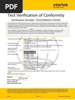 ASTA Type Test Certification Overview | PDF | Quality Assurance ...
