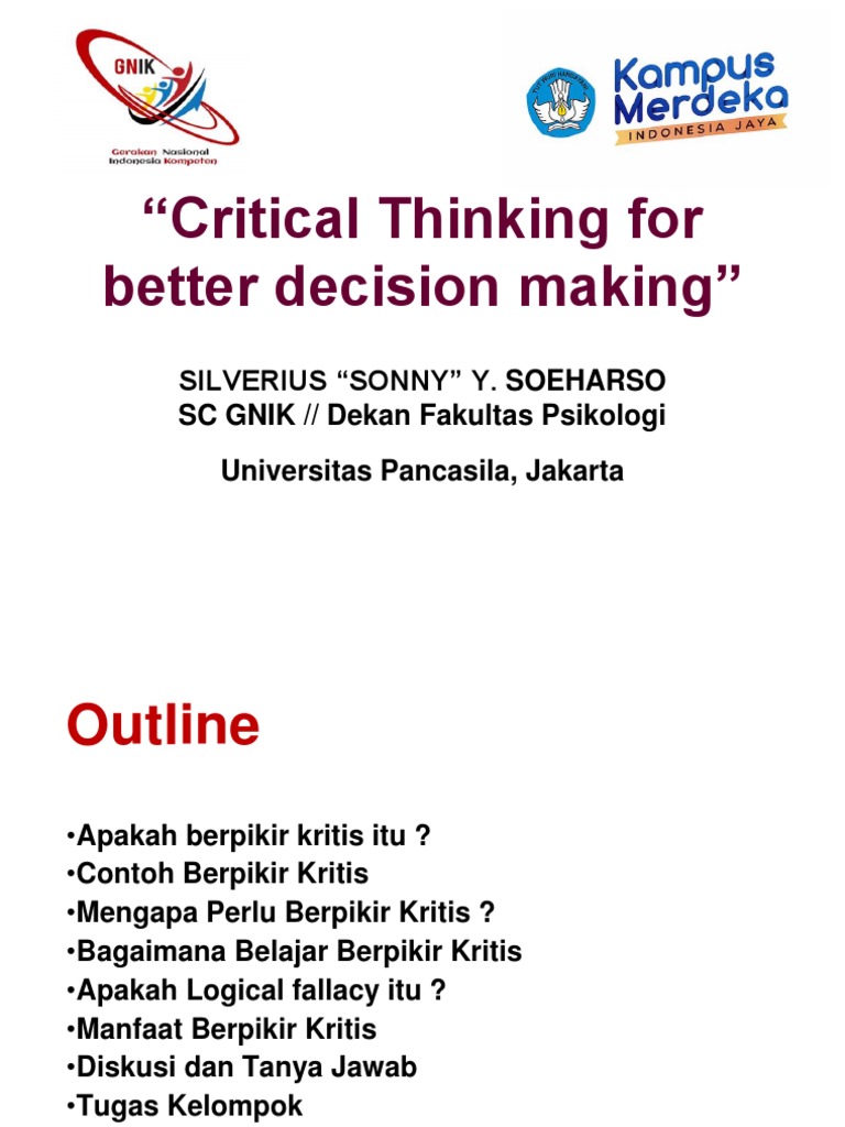 Critical Thinking | PDF
