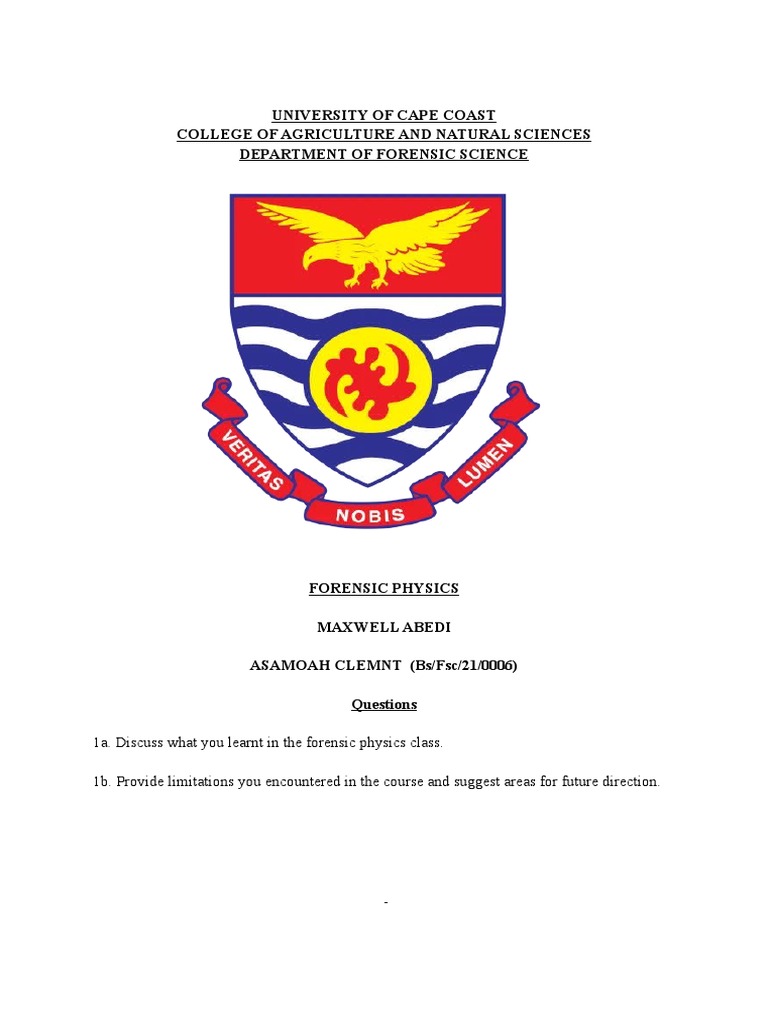 Forensic Physics | PDF | Knowledge | Ballistics