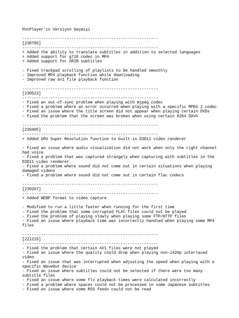 Turkish | PDF | Video | Codec