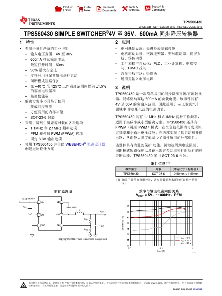 TPS560430YFDBVT | PDF