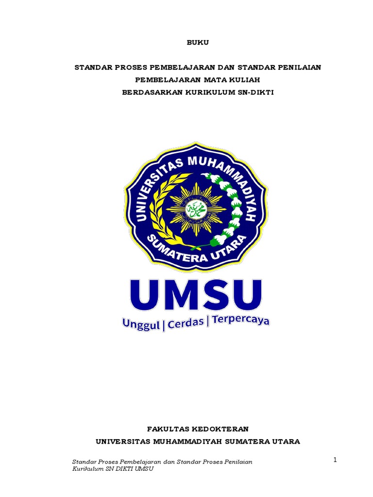 Buku Proses Pemb Dan Penilaian FK Umsu | PDF